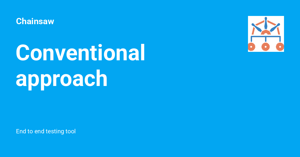 Conventional approach - Chainsaw